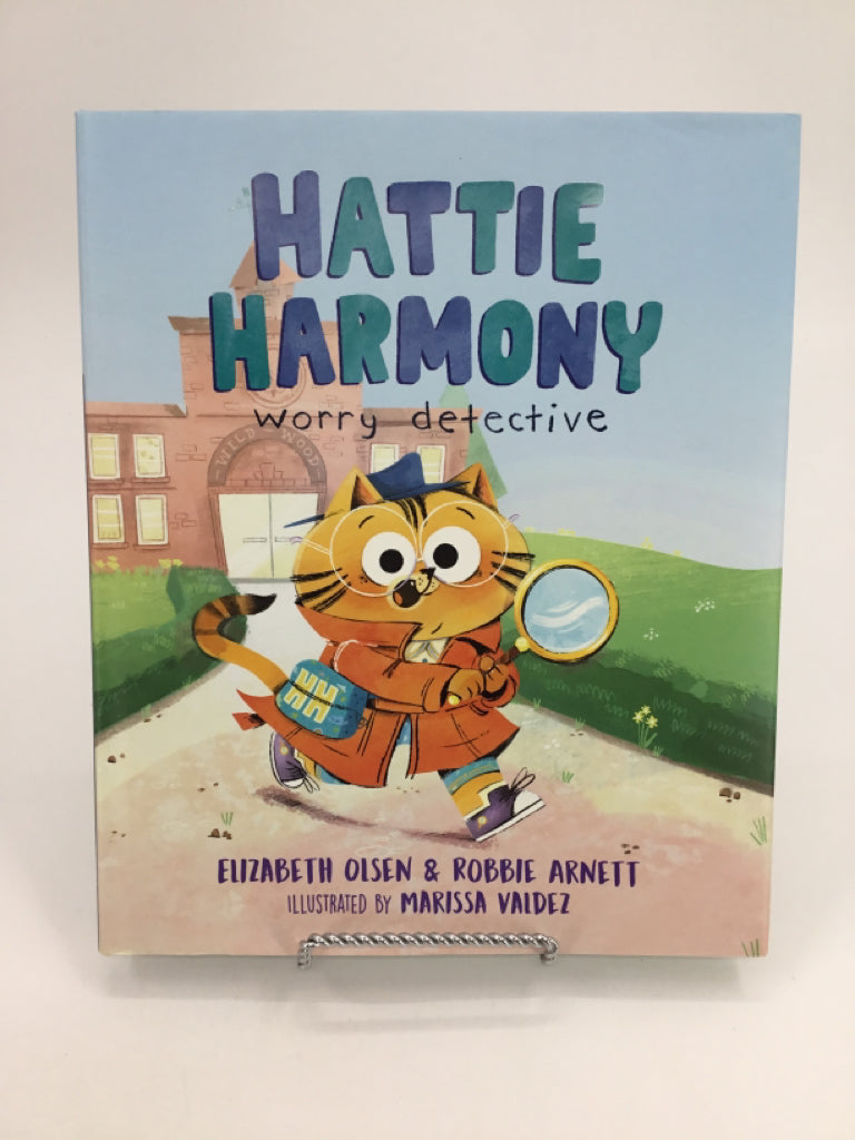 Hattie Harmony Worry Detective Hardcover Book