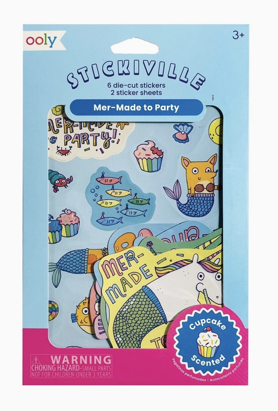 Ooly - Scented Scratch Stickers (Mermaid to Party)