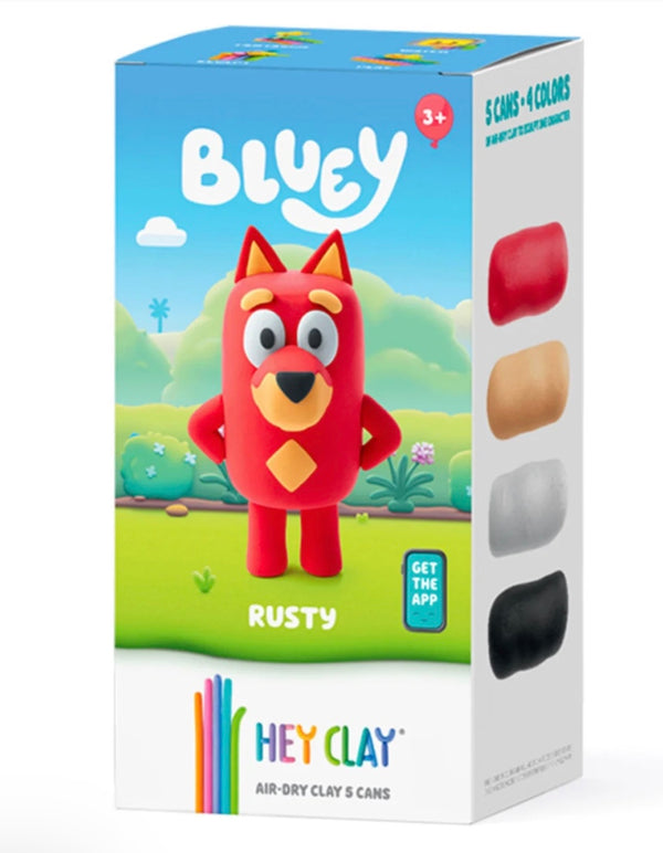 Fat Brain Toys - Hey Clay Bluey Character (Rusty)