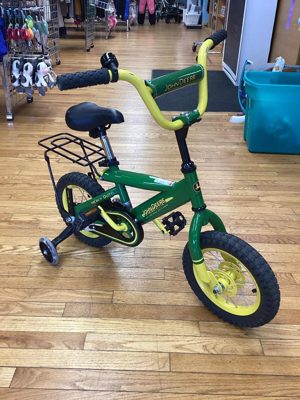 John Deere Green Bike with Training Wheels