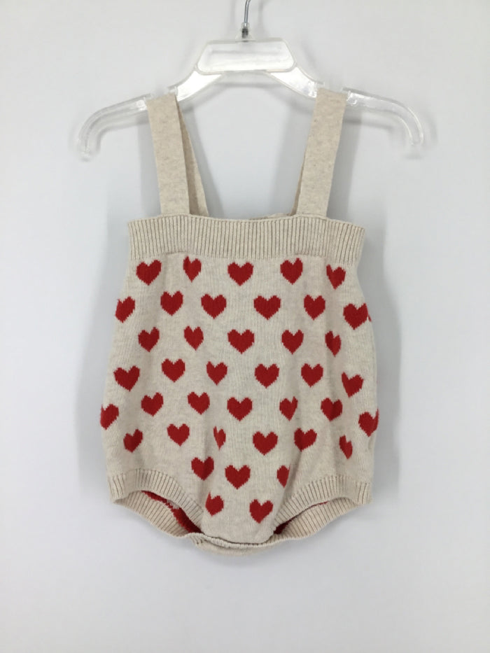 Cat & Jack Child Size 3-6 Months Red Valentine's Day Outfit