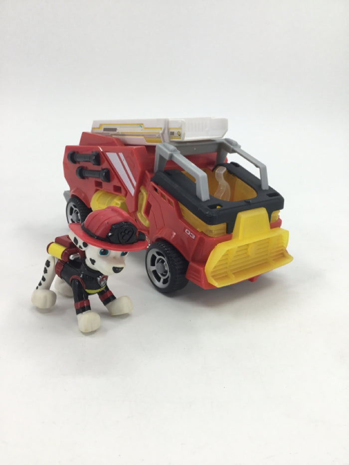 Paw Patrol Marshall Figure and Fire Truck