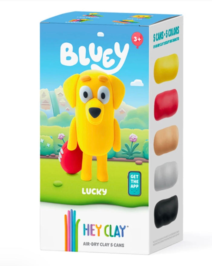 Fat Brain Toys - Hey Clay Bluey Character (Lucky)