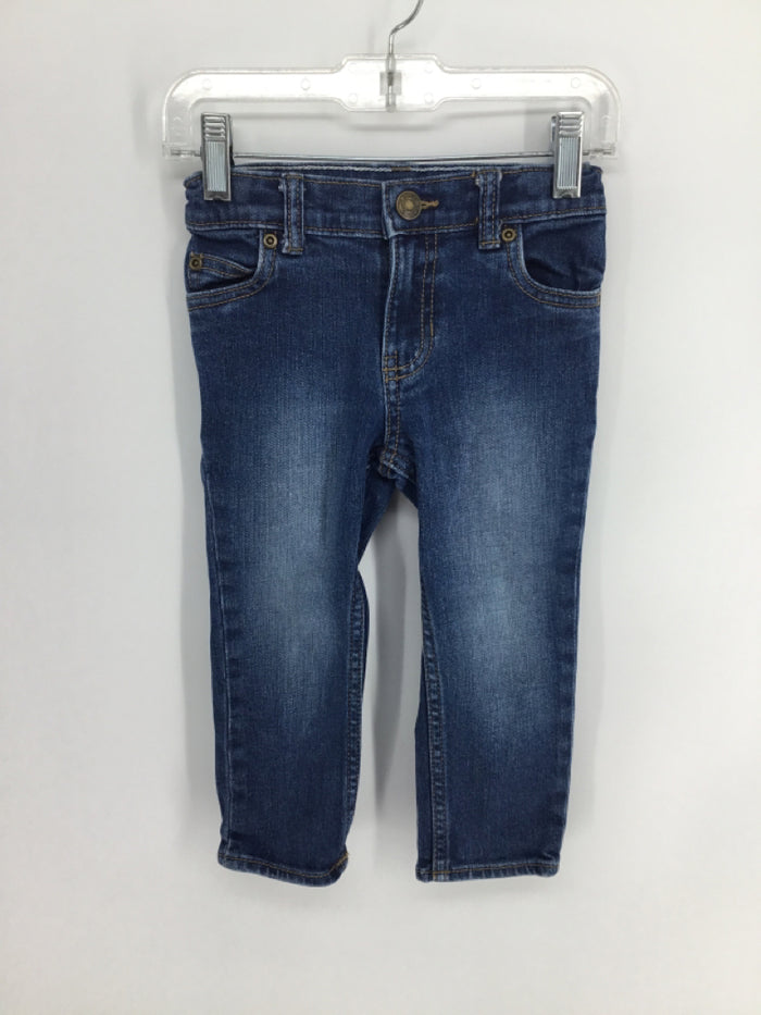 Carter's Child Size 2 Blue Solid Jeans - boys